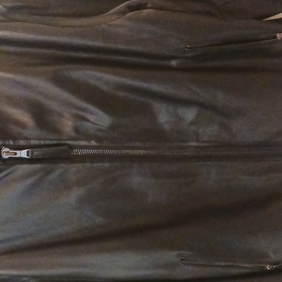 Andrew Marc | Jackets & Coats | Mark New York Black Leather Flightbiker ...